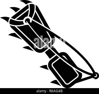 Spike boot icon simple vector. Sport shoe. Soccer boot Stock Vector ...