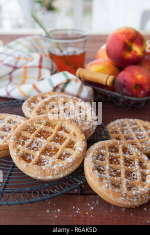 Linzer Torte Cookies Stock Photo - Alamy
