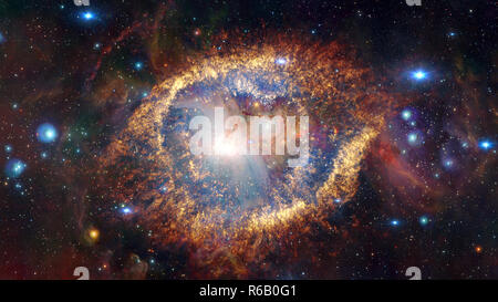The Helix Nebula in the constellation Aquarius Stock Photo - Alamy