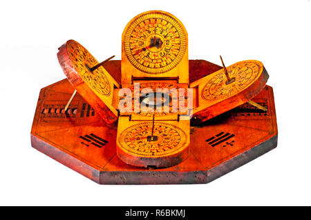 Antique Chinese Sun Dial Stock Photo - Alamy