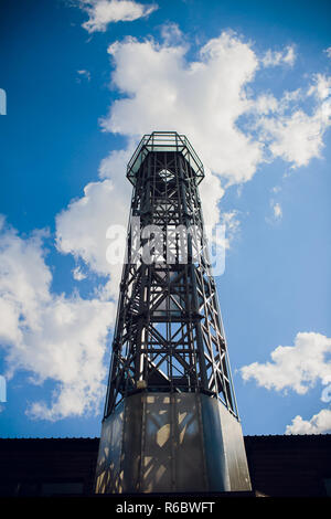 Whitford Lighthouse a cast iron Victorian ruin on the north coast of ...