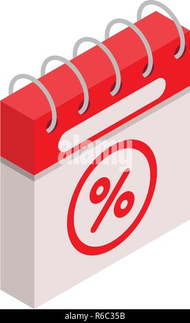 March 24. Isometric Calendar Icon With Shadow.Vector Illustration,Flat ...