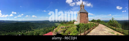 Chapel on the Rock of Dabo, France Stock Photo - Alamy