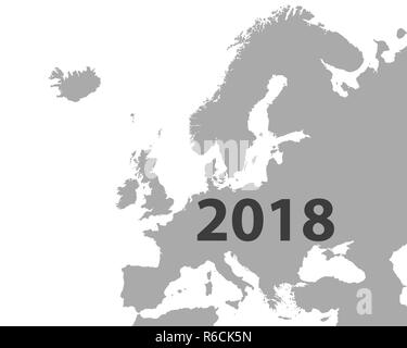 map of europe 2018 Stock Photo - Alamy