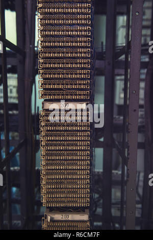 Phone switch system and digital telephone set isolated on white Stock ...