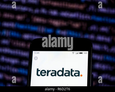 Kiev, Ukraine. 4th Dec, 2018. ZTE Telecommunications equipment company ...