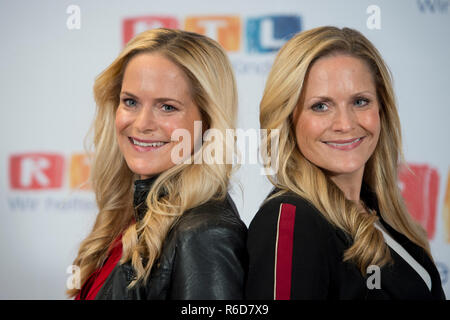 Melanie BERGNER (left) and Angela BRAUN, moderators Portraet, PortrÃ t ...
