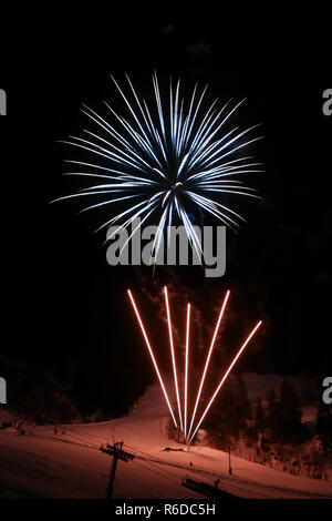 Beautiful Fireworks Explosion Stock Photo - Alamy