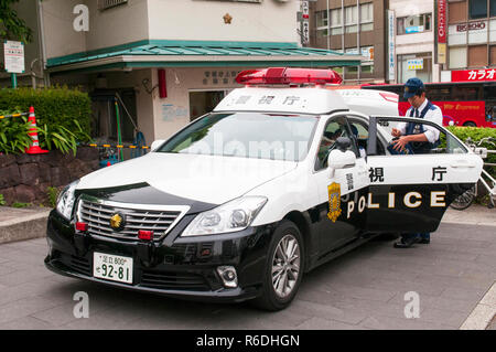 Japanese Police Car Stock Photo - Alamy