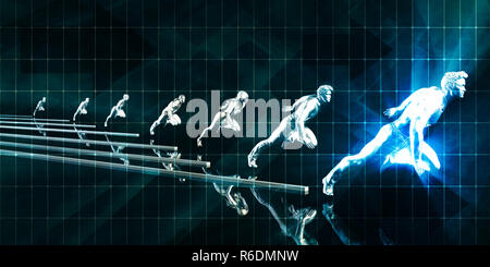 Abstract business persons group happy for work success concept on ...