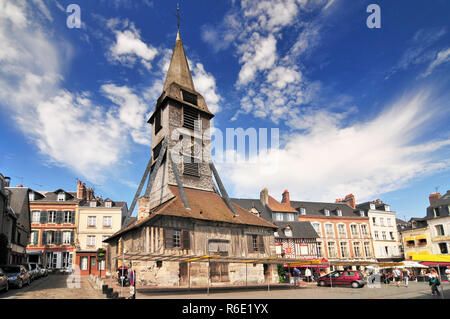 church of Sainte-Catherine in Honfleur, Normandy, was built by ...