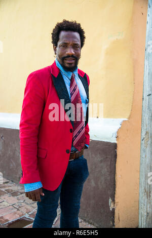 Cuba, Trinidad. Afro-Cuban Man Stock Photo - Alamy