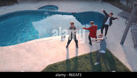 Bangtan Boys Swimming