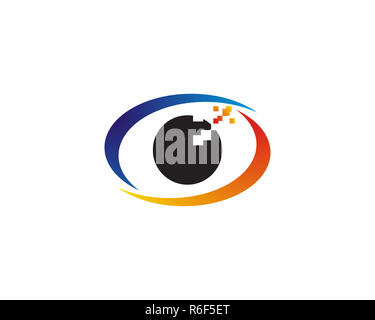 eye shutter logo Stock Photo - Alamy