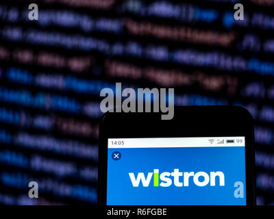Wistron Corporation logo seen displayed on smart phone Stock Photo - Alamy