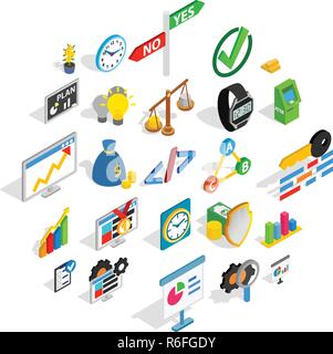 Working instrument icons set, isometric style Stock Vector Image & Art ...