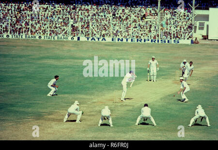 crowd watching cricket test match at headingley leeds yorkshire uk ...