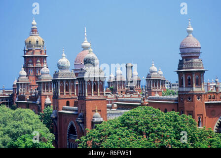 Chennai High Court building Madras Chennai Tamil Nadu India Stock Photo ...