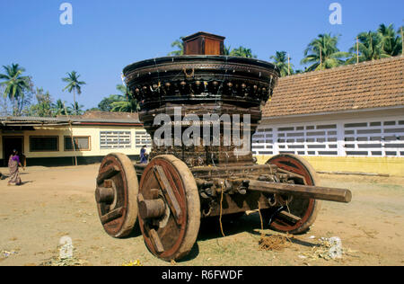 Temple car of mangala devi temple, mangalore, karnataka, india Stock ...