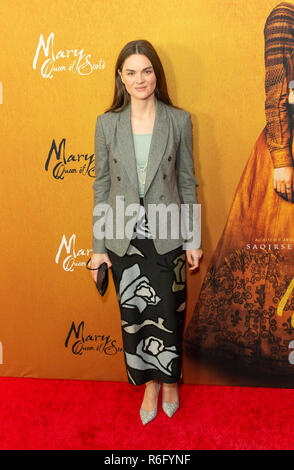 Anouck Lepere attends the 'Mary Queen of Scots' New York Premiere held ...