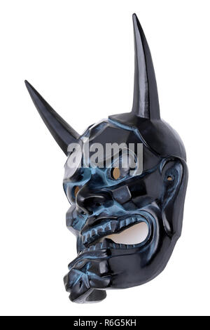 Japanese Noh Theatre Mask, Hannya Stock Photo - Alamy
