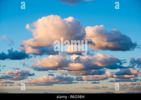 Low-level stratocumulus clouds with blue sky Stock Photo - Alamy