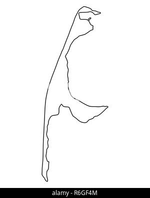 Map of Sylt Stock Photo - Alamy