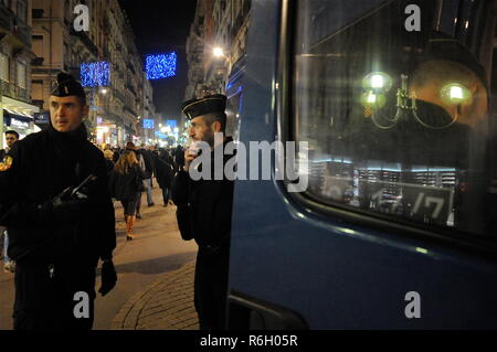 Heavy National Gendarmery security disposal held on the occasion of New ...