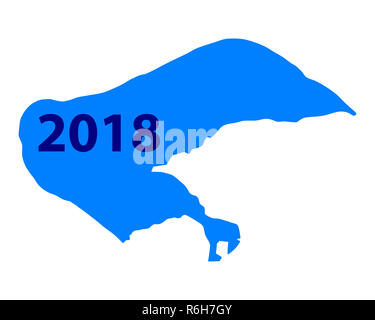 Map of Borkum Stock Photo - Alamy