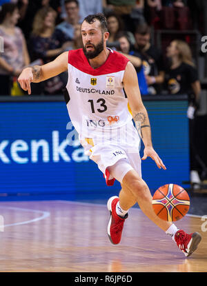 03 December 2018, Baden-Wuerttemberg, Ludwigsburg: Basketball: World ...