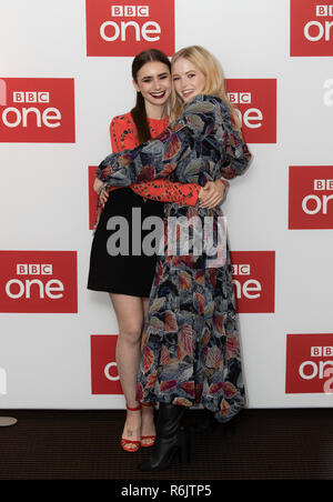 London, UK. Ellie Bamber at a photocall for her film Moss & Freud. The ...