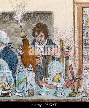 HUMPHREY DAVY (1778-1829) English chemist and inventor. His safety lamp ...
