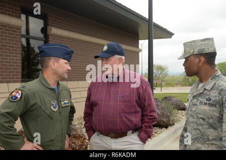 Col. Gentry Boswell, 28th Bomb Wing commander, and Chief Master Sgt ...