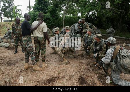Soldiers from a West African infantry Recce company, Royal West African ...