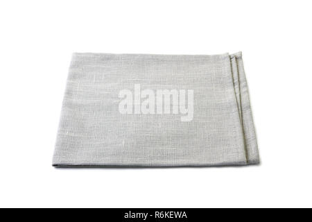 Natural linen background. Gray, pale green color dyed linen organic eco ...