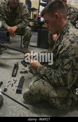 U.S. Marines Corps Pfc. Nathaniel Womack, a chemical, biological ...