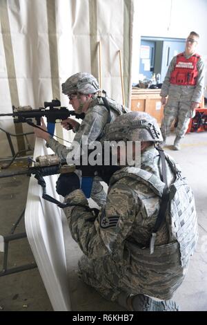 Members of 119th Wing participate in Victory Hooligan Exercise at the ...