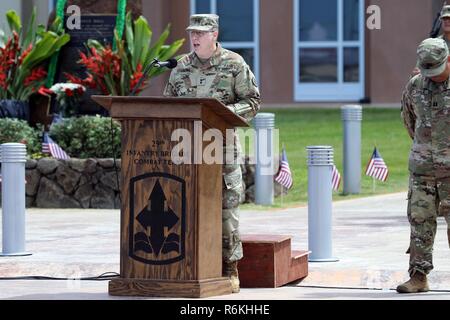 Maj. Gen. Arthur J. Logan delivers opening remarks during the Hawaii ...
