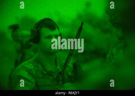 U.S. Army Lt. Col. Eugene Ferris, commander of the 1st Battalion, 506th ...