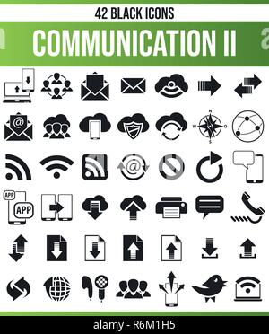 Black pictograms / icons on communication. This icon set is perfect for ...