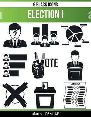 Politics, election and political party icons Stock Vector Image & Art ...
