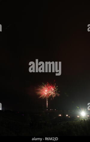 Aberdeen Fireworks Display on Bonfire Night on Beach Boulevard. 5th ...