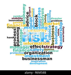 Risk management concept word cloud background Stock Photo - Alamy