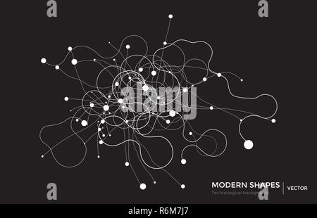Vector abstract circuit networking blockchain concept Stock Photo - Alamy