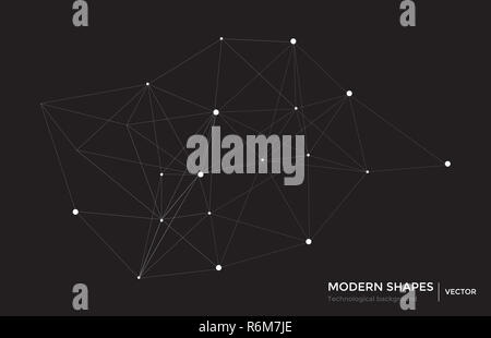 Vector abstract circuit networking blockchain concept Stock Photo - Alamy