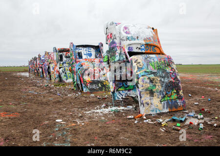 Along Historic Route 66, Amarillo, Texas Stock Photo - Alamy