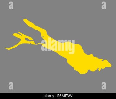 Map of Lake Constance Stock Photo - Alamy