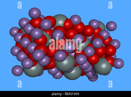 braunite molecule model Stock Photo - Alamy