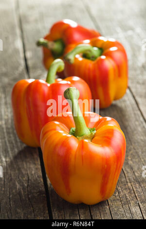 Double color bell pepper Stock Photo - Alamy