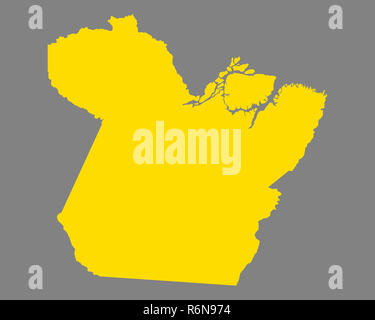 map of para Stock Photo - Alamy